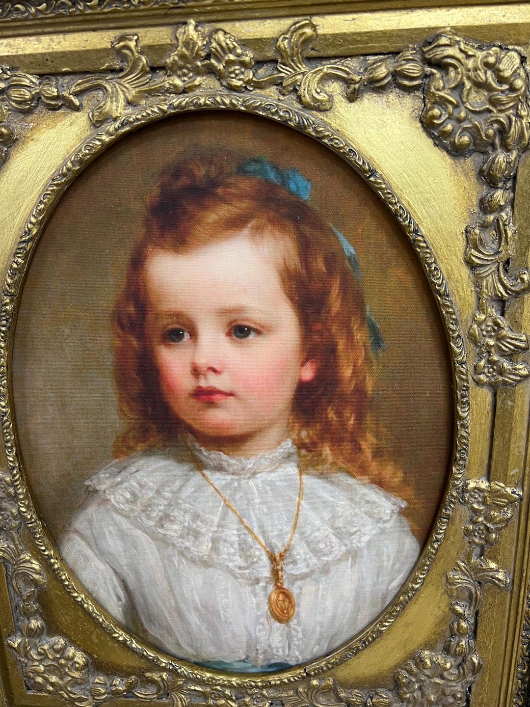 Antique Frame 1890-1900. Europe. Frame for an Oval Picture. Material ...