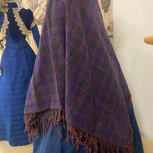 Antique Large Shawl, 1900-1920, Europe. A Simple Shawl With Fringes ...