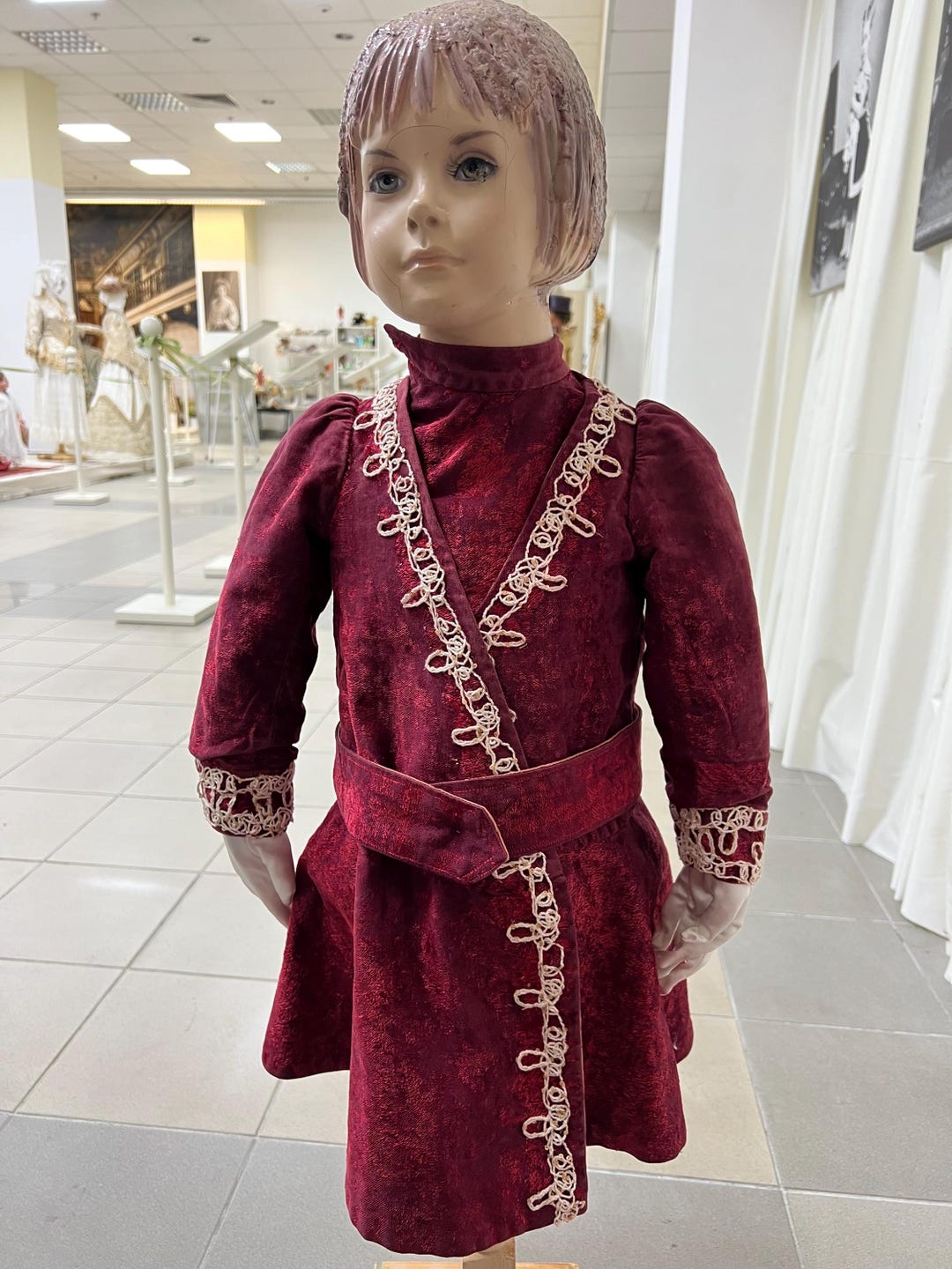 Antique Victorian Children's Coat From the 1890's. the Coat is Made of ...