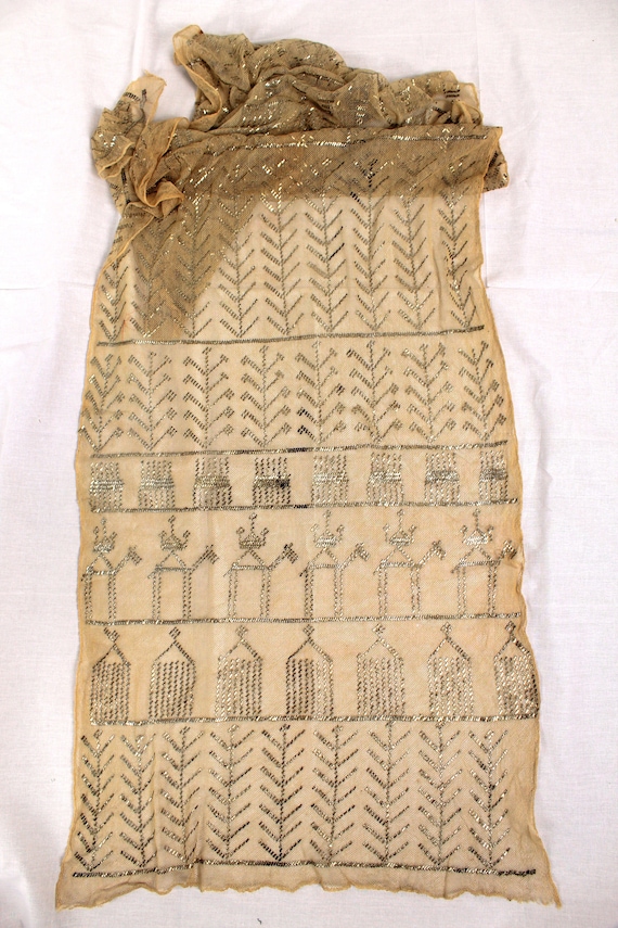 Antique Shawl 1920s, Egypt. A rare shawl with a legen… - Gem