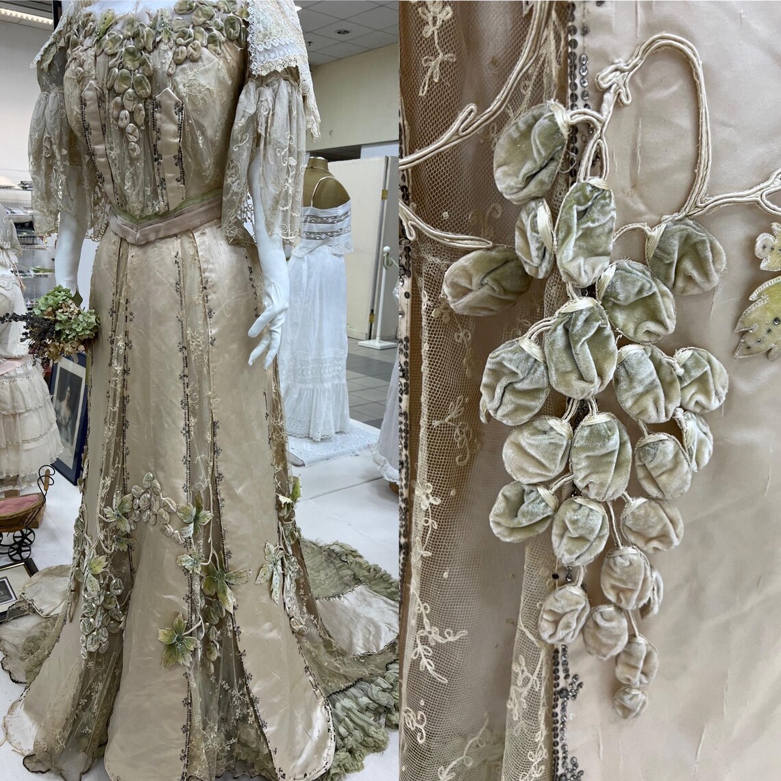 BALL With "grape" Decoration From the Famous Parisian House "couture ...