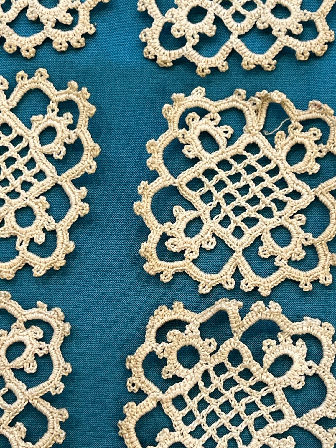 Antique Lace 1900, France. 10 Samples. These Are Samples of a ...
