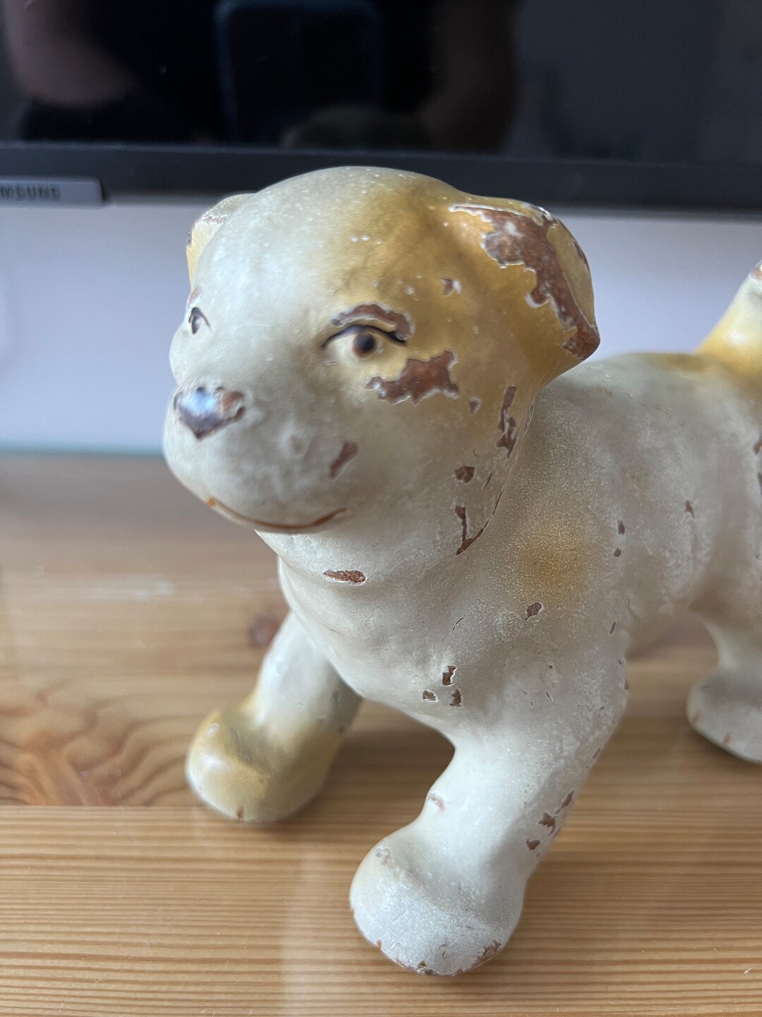 Antique Vintage Toy *dog* Pressed Sawdust. Russia.1940-1950. Beautiful ...