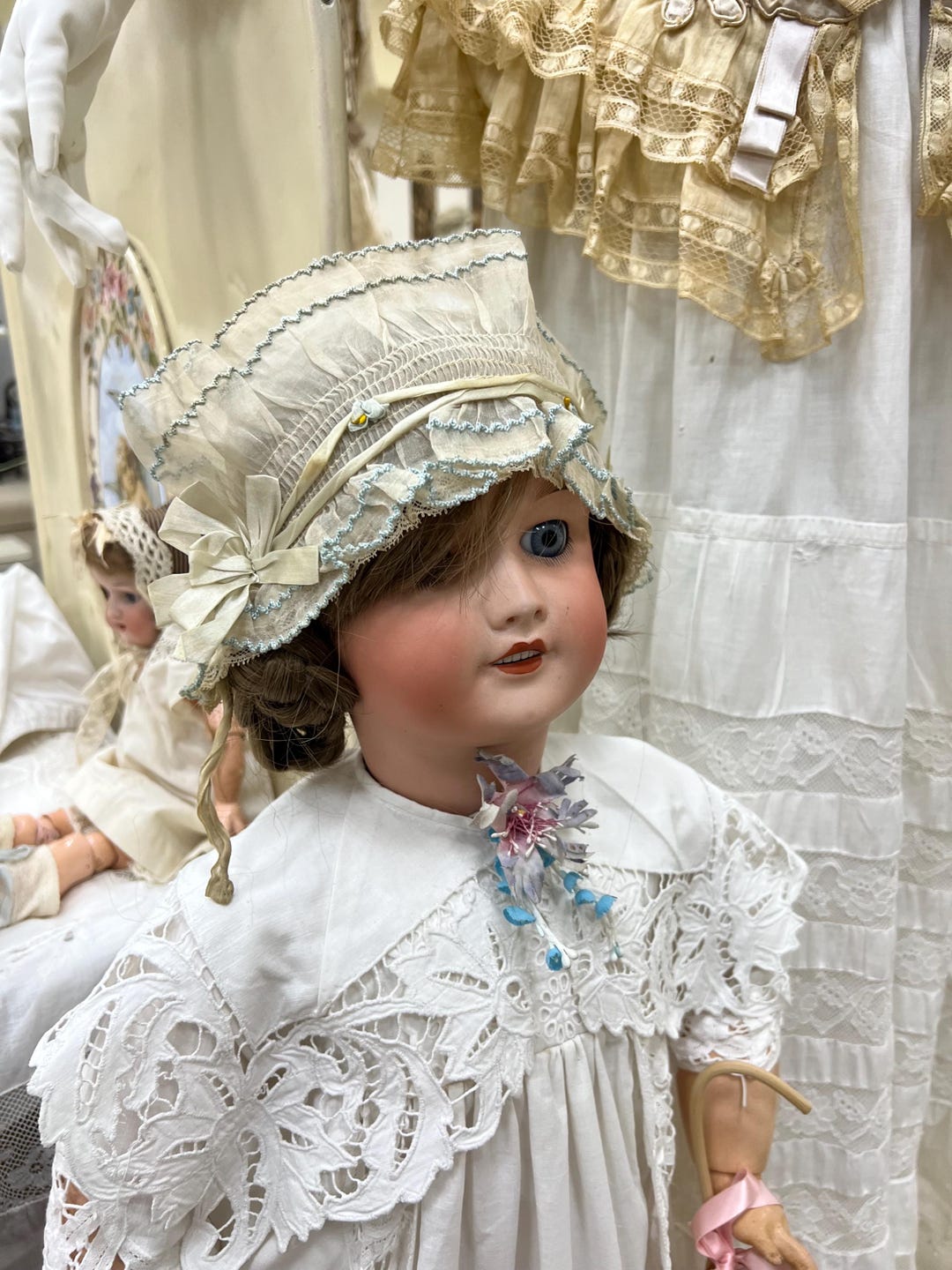 This Antique Baby Bonnet is a True Gem for Collectors. the Intricate ...