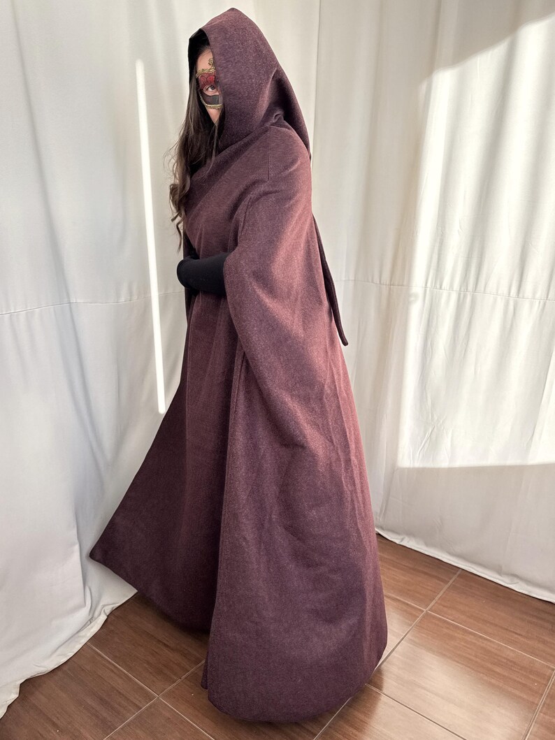 Medieval Fantasy Cape Cloak With Tailed Hood Game of Thrones, LOTR ...