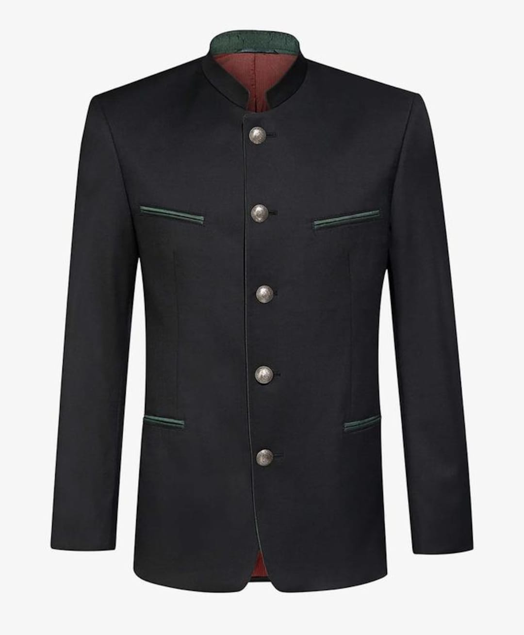 Lodenfrey Bavarian Alpine Jacket Black Traditional Austrian Junker ...