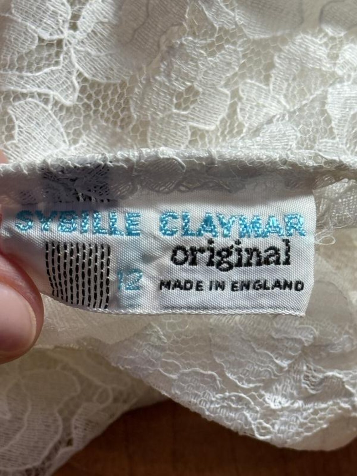 Vintage White Lace Blouse 60s 70s Sybille Claymar Ruffled Victorian ...