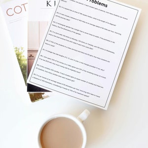 200 Math Word Problems PDF Solve Word Problems Homeschool Math Word ...