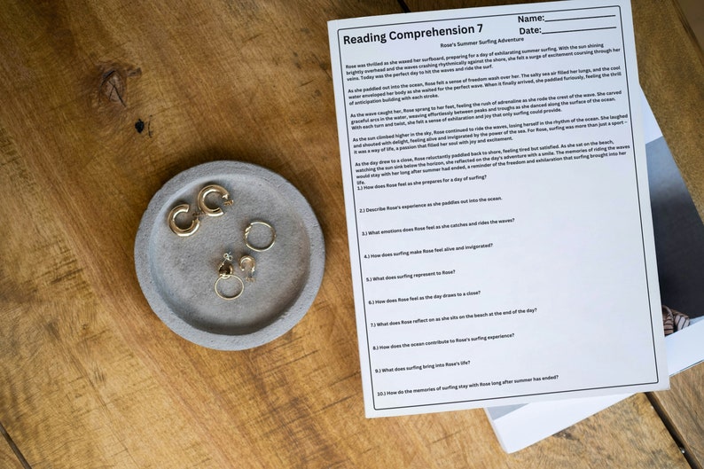 Summer Theme Reading Passages Worksheet 3rd 4th 5th 6th Grade Instant ...