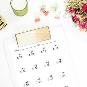 Multiplication Double Digits Worksheets Advanced | 10 Worksheets ...