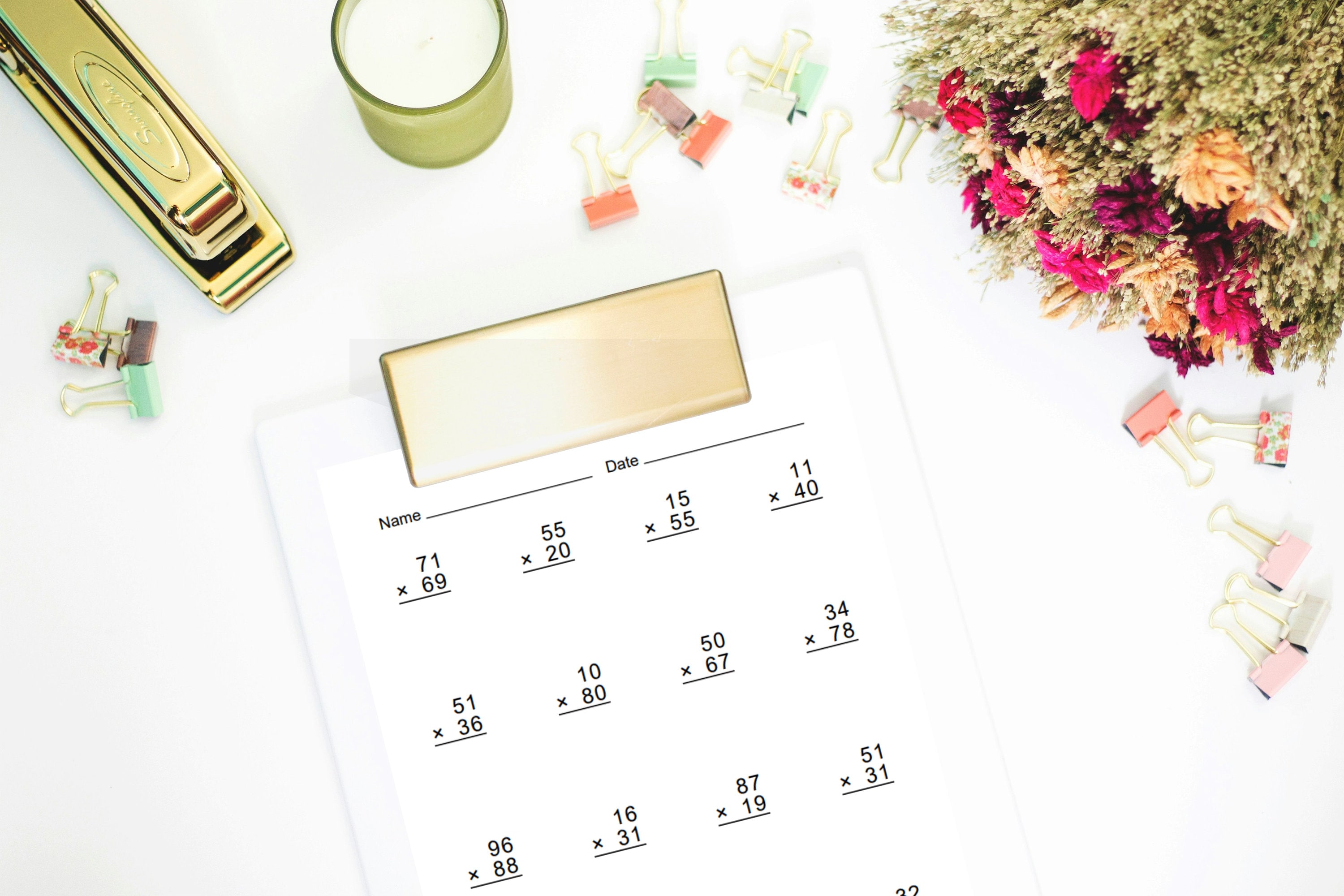 Multiplication Double Digits Worksheets Advanced | 10 Worksheets ...