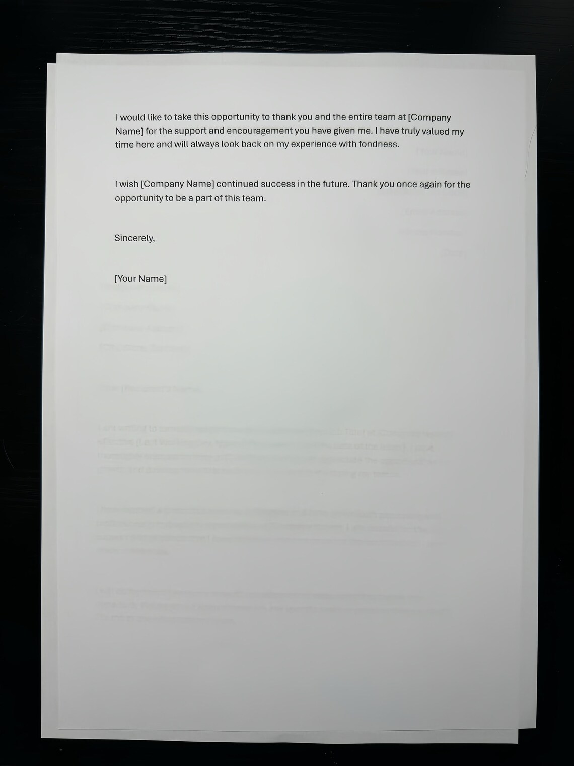 Resignation Letter Template Professional & Easy-to-use, Editable and ...