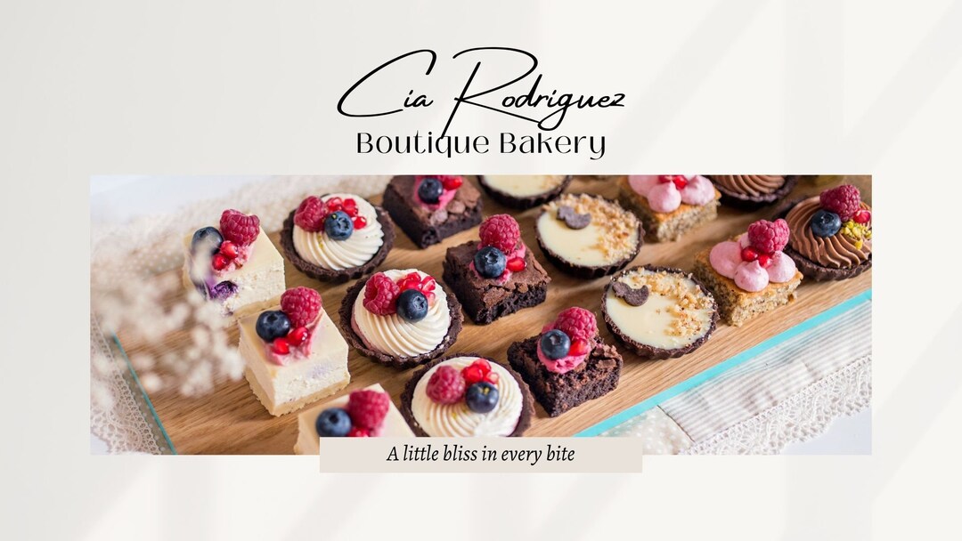 Business Slideshow Bakery PPT Template: Sleek and Editable Design ...