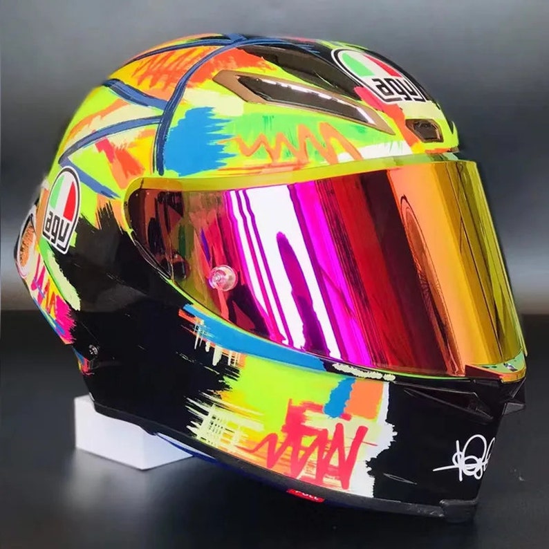 AGV Valentino Rossi Style Helmet VR46 Winter Test 2019 - Etsy