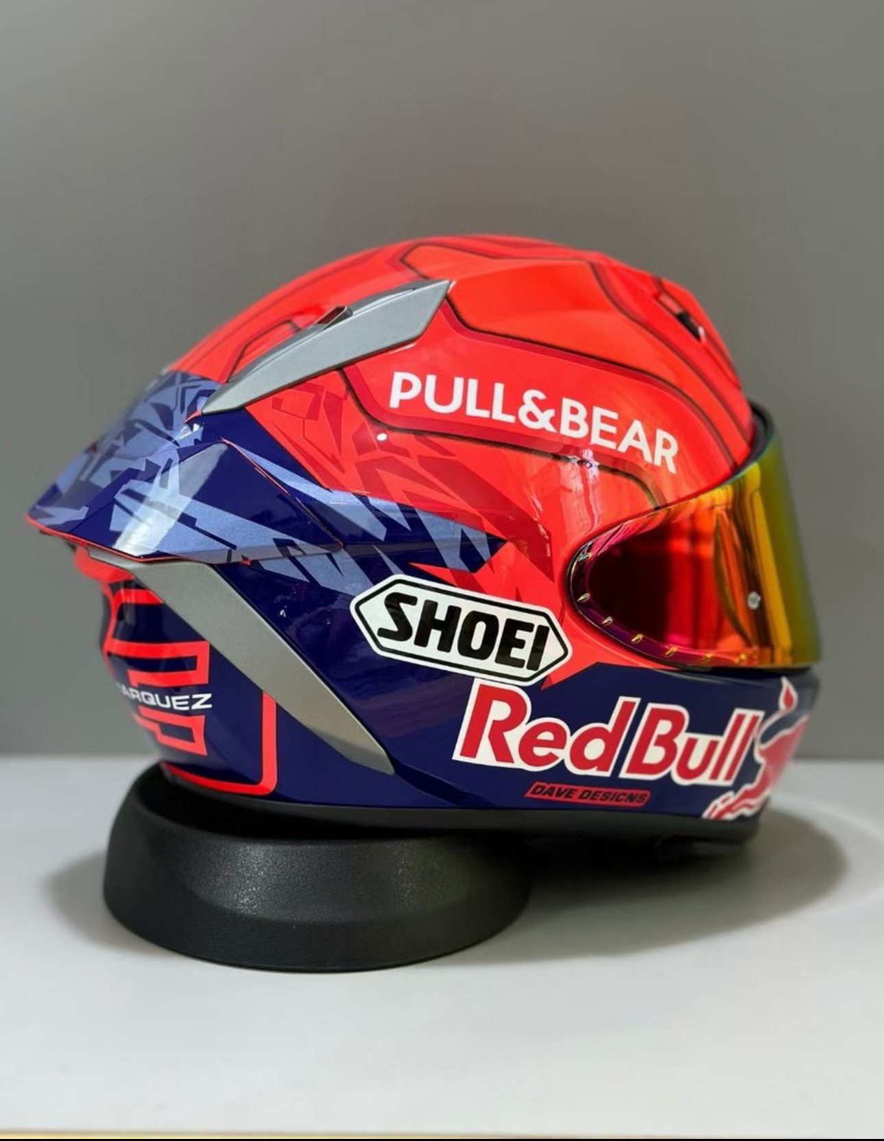 Style SHOEI Redbull Marc Márquez GP Qatar 2021 Helmet - Etsy