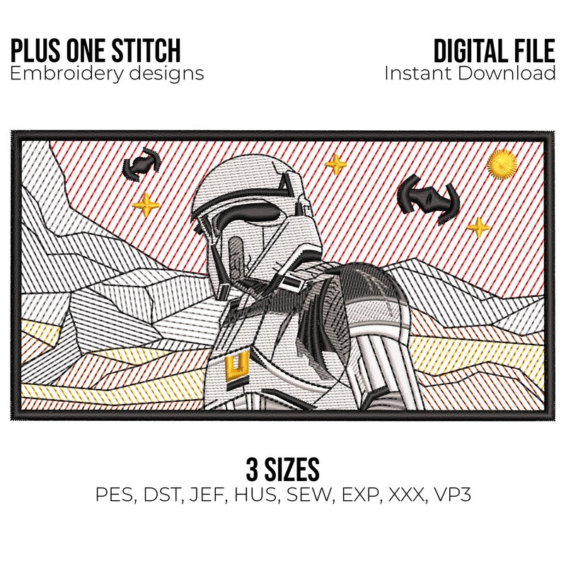 Starwars Embroidery Designs - Etsy