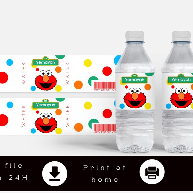 Elmo Labels - Etsy