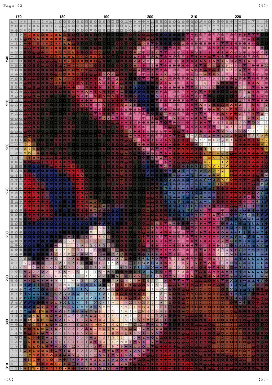 Cartoon Characters Cross Stitch Pattern / Princess Cross Stitch Pattern ...