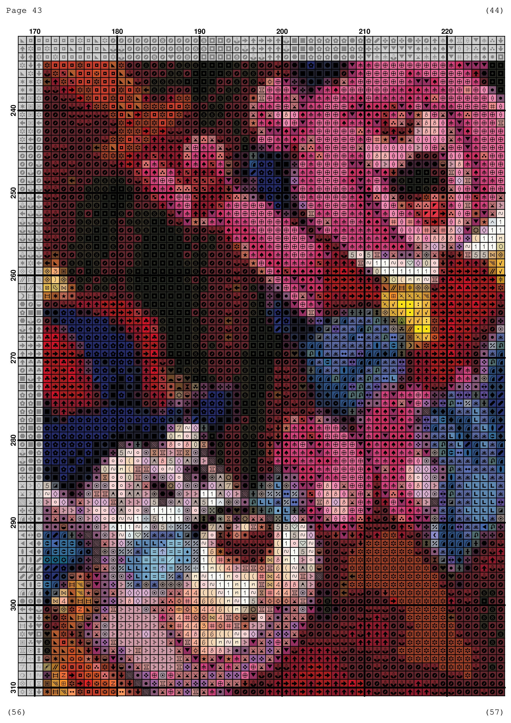 Cartoon Characters Cross Stitch Pattern / Princess Cross Stitch Pattern ...