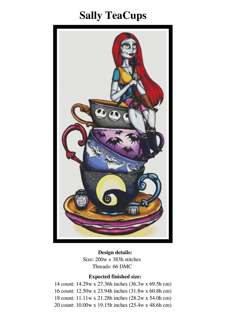 Nightmare Before Christmas Cross Stitch Pattern / Jack and Sally Cross ...
