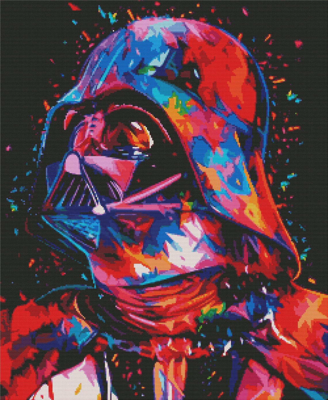 Darth Vader Cross Stitch Pattern / Star Wars Cross Stitch Pattern ...