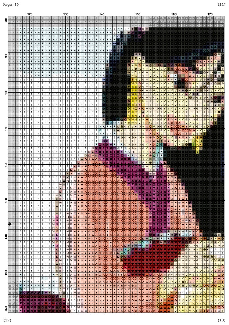 Princess Mulan Cross Stitch Pattern: Cartoon Character (digital Chart ...
