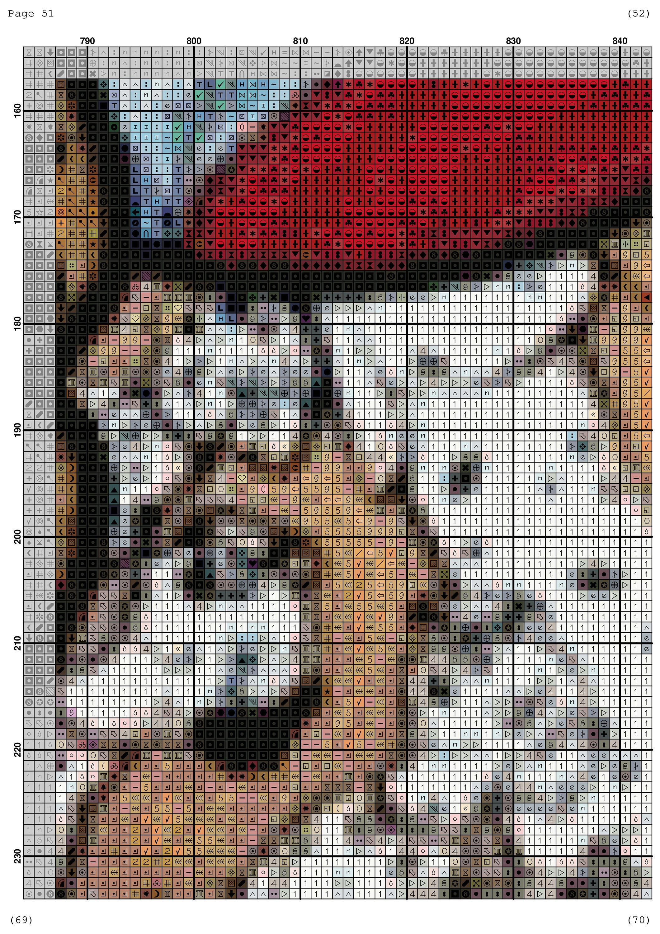 Cartoon Characters Cross Stitch Pattern / Large Stained Glass Cross ...