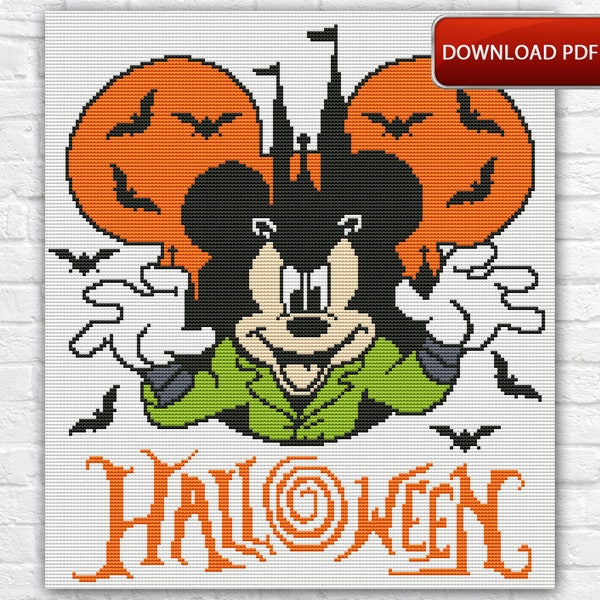 Princesses Cross Stitch Pattern / Cartoon Cross Stitch Pattern / Ariel ...