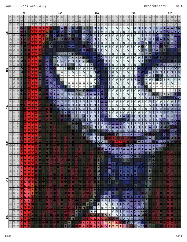 Nightmare Before Christmas Cross Stitch Pattern / Halloween Cross ...