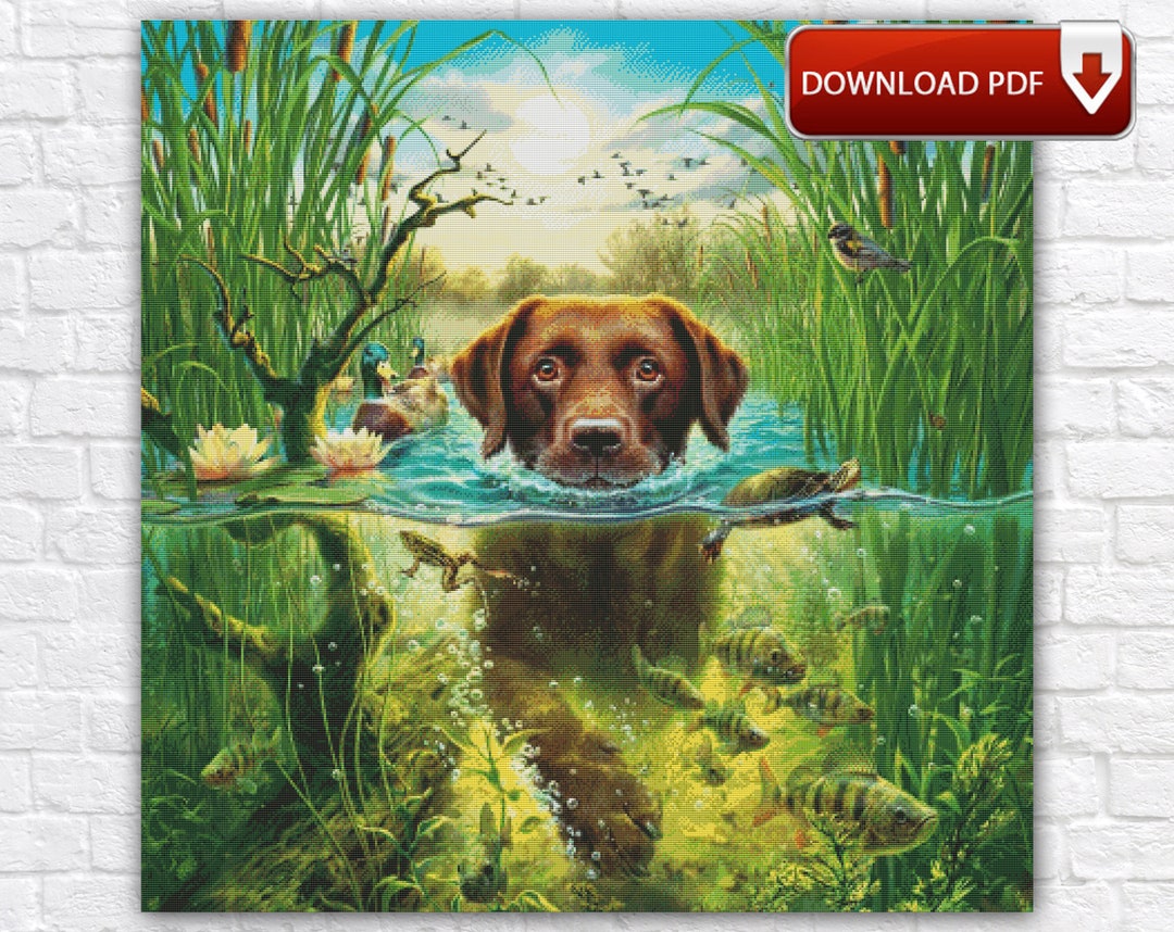 Dog Counted Cross Stitch Pattern / Pet Cross Stitch Pattern / Friend ...