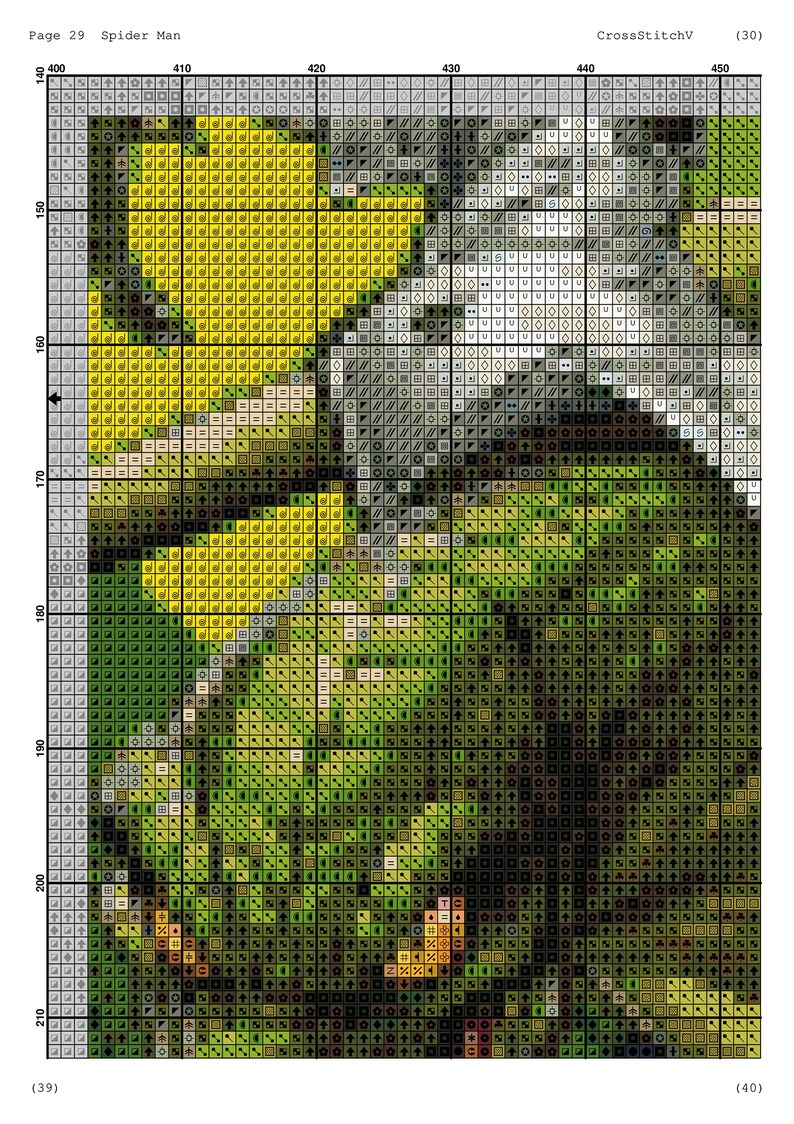 Spider Man Cross Stitch Pattern / Avengers Cross Stitch Pattern ...