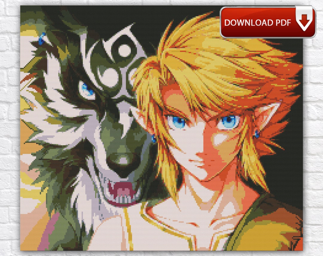 Legend of Zelda Cross Stitch Pattern / Link Cross Stitch Pattern ...