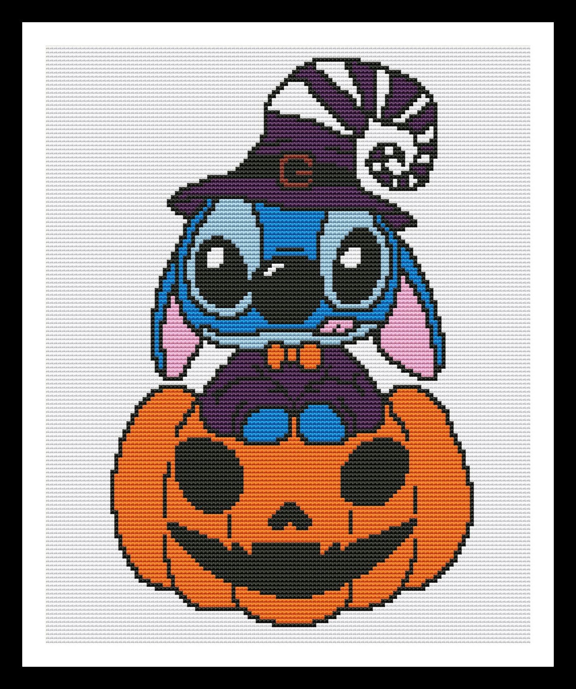 Stitch Cross Stitch Pattern / Cartoon Cross Stitch Pattern / Lilo and ...