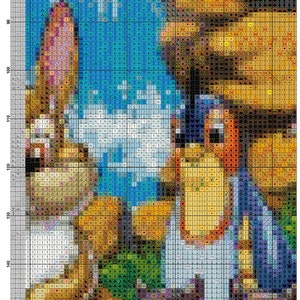 Bambi Cross Stitch Pattern: Cartoon Deer Family (PDF Pattern) - Etsy