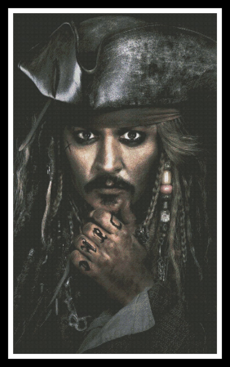 Johnny Depp Cross Stitch Pattern / Johnny Depp PDF Cross Stitch Chart ...
