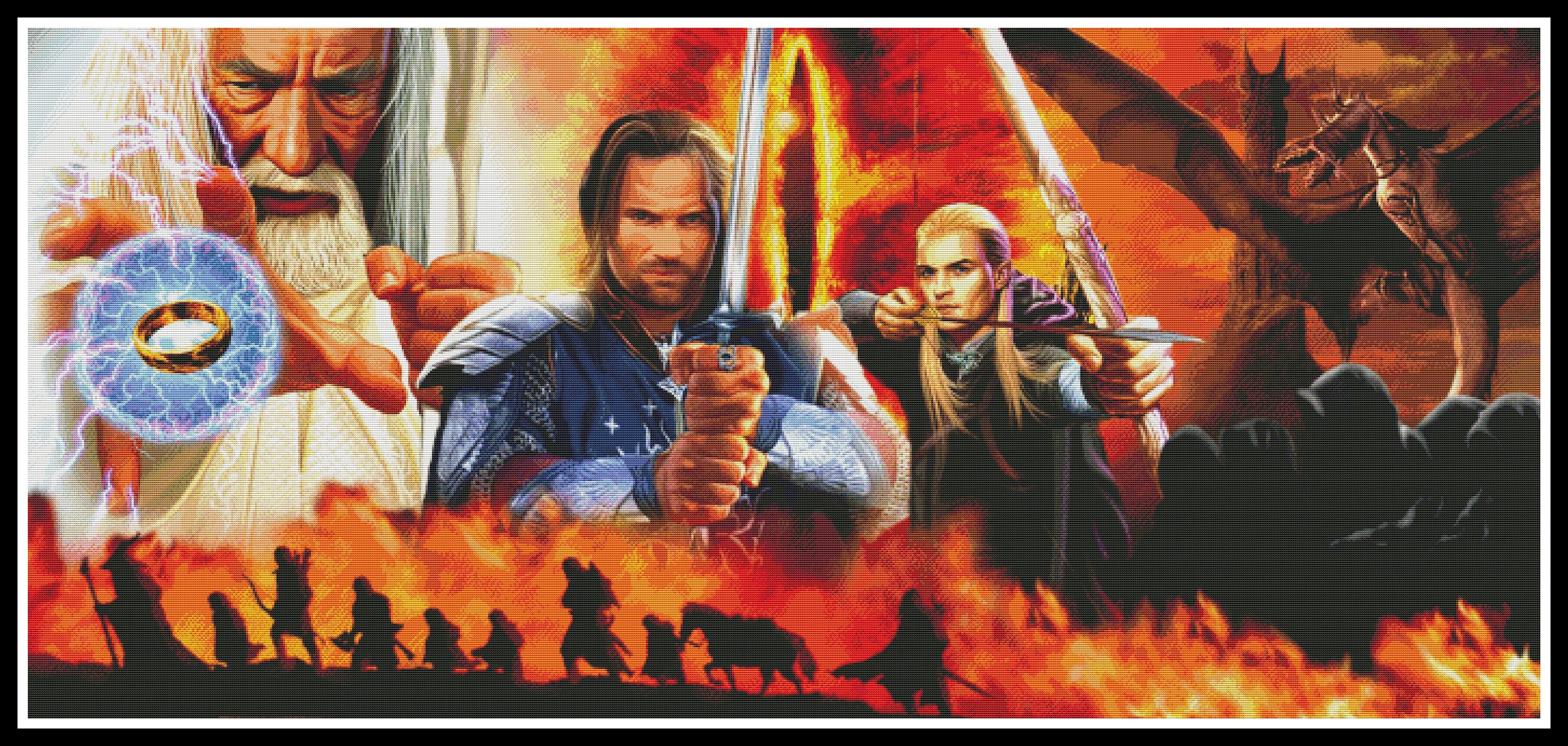 Hobbit Cross Stitch Pattern / Lord of the Rings Cross Stitch Pattern ...