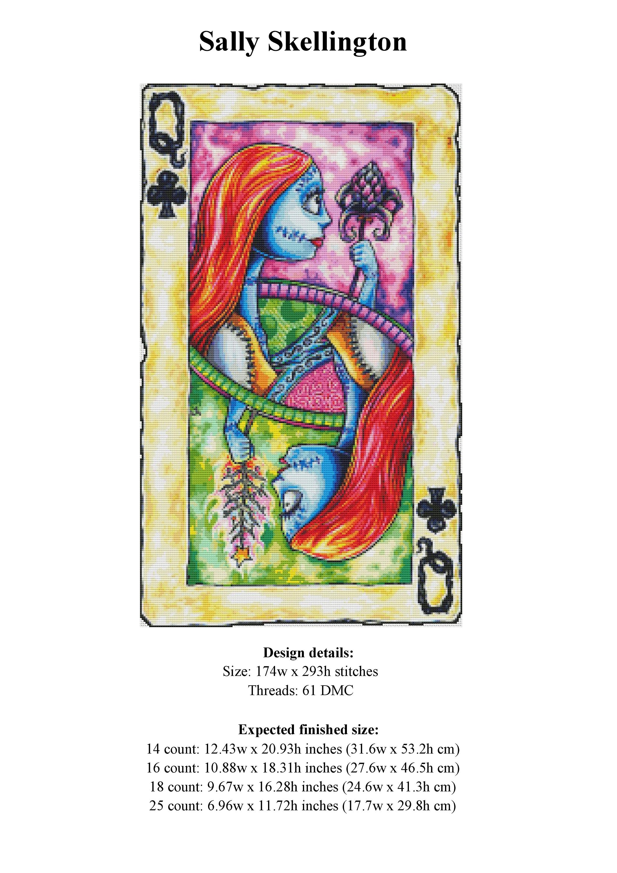 Sally Skellington Cross Stitch Pattern / Nightmare Before Christmas ...