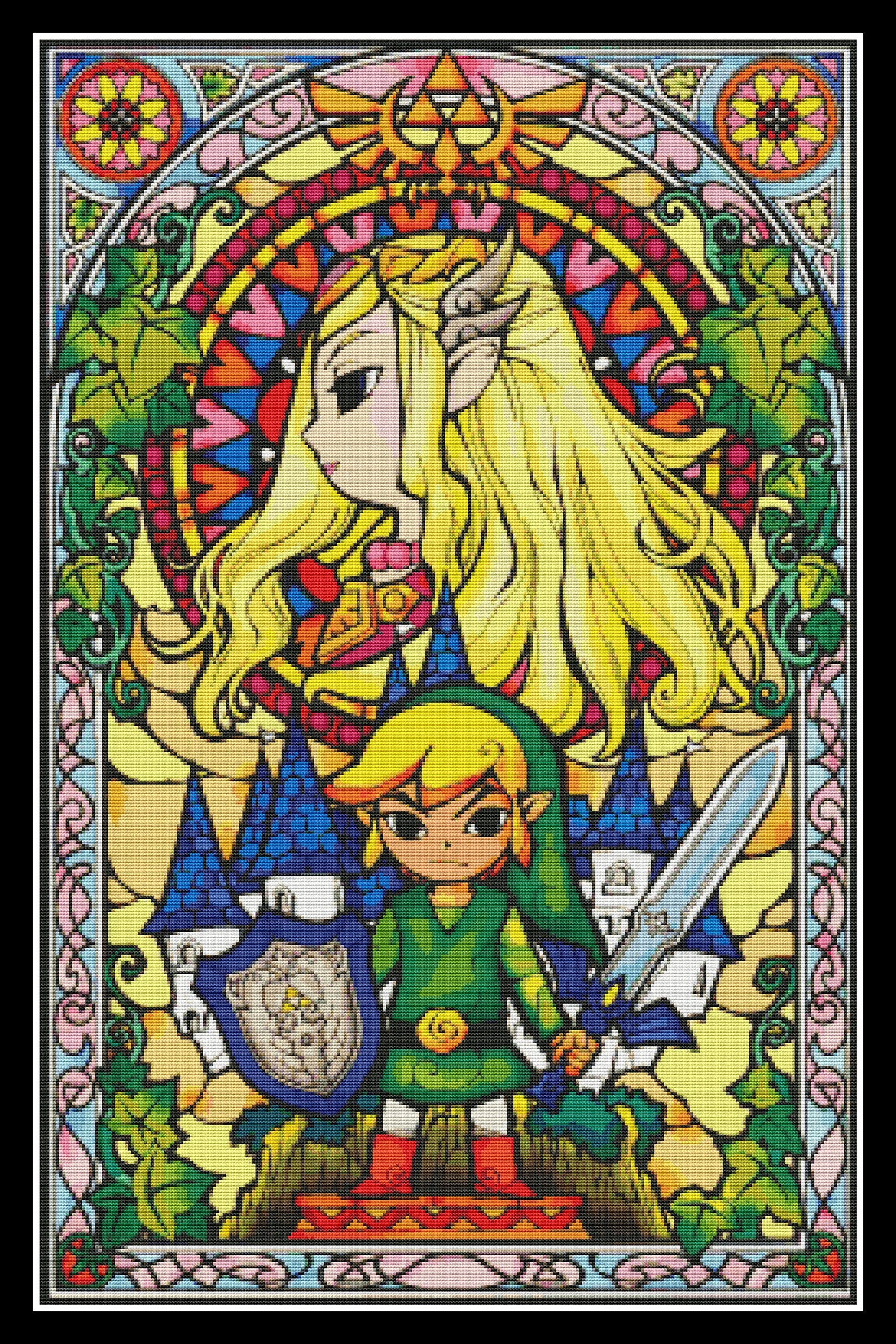 Legend of Zelda Cross Stitch Pattern / Anime Game Cross Stitch Pattern ...