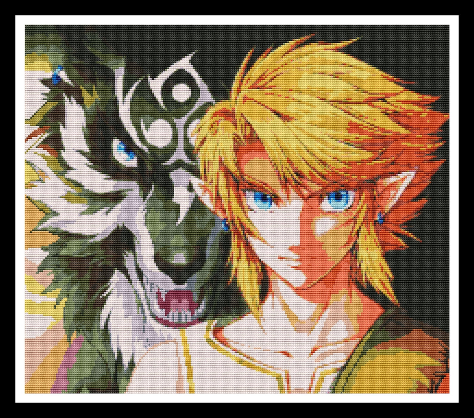 Legend of Zelda Cross Stitch Pattern / Link Cross Stitch Pattern ...