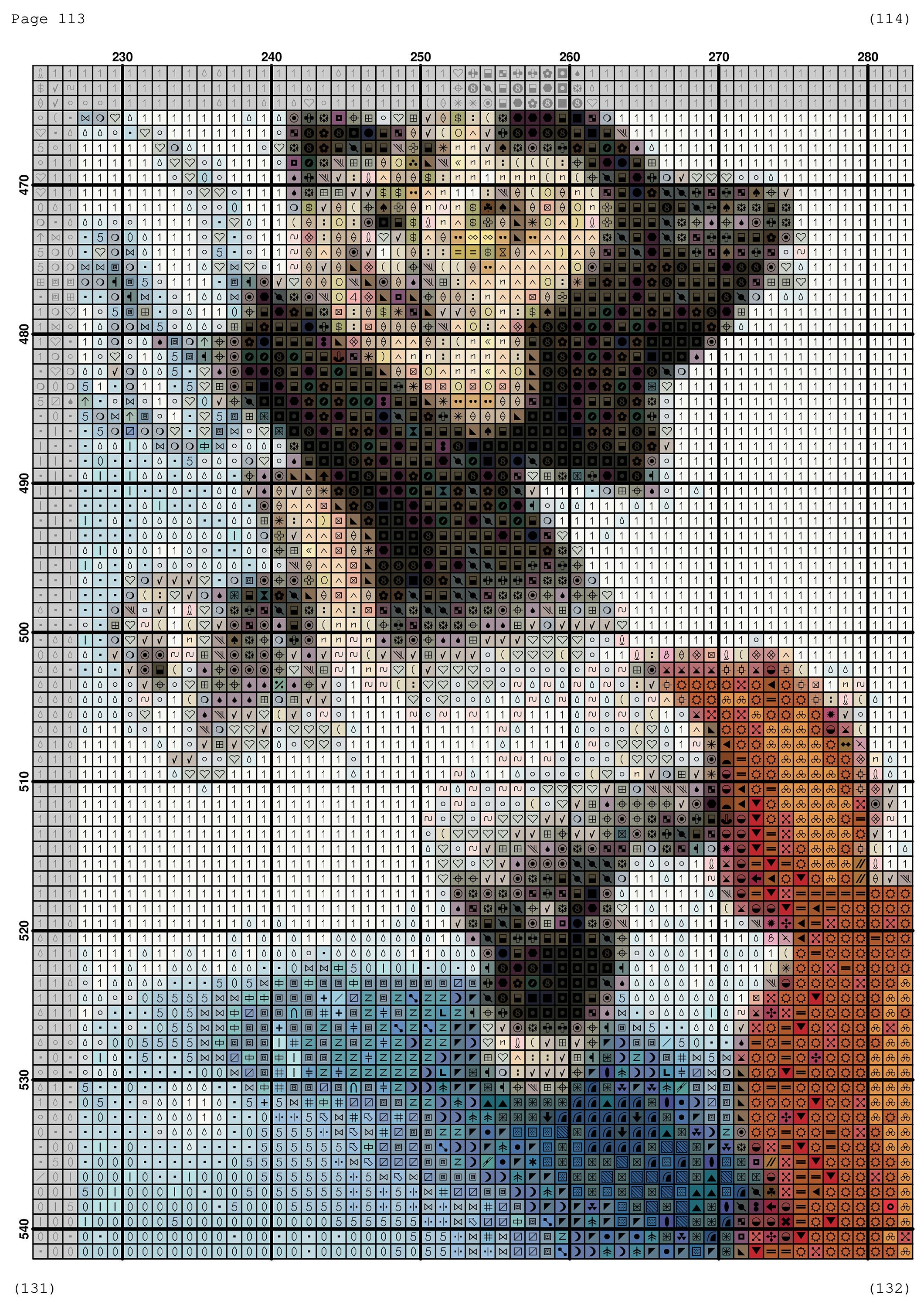 Mickey Mouse Cross Stitch Pattern / Magic Book Cross Stitch Pattern ...
