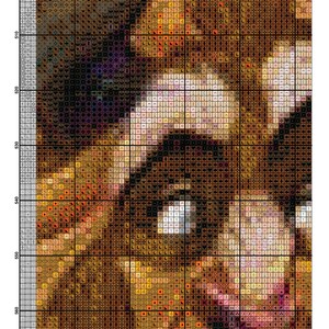Beauty and the Beast Cross Stitch Pattern: Princess Belle (PDF Pattern ...