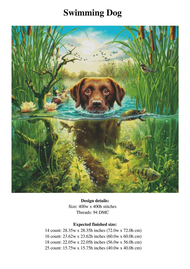 Dog Counted Cross Stitch Pattern / Pet Cross Stitch Pattern / Friend ...