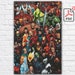 Avengers Heroes Cross Stitch Pattern / Marvel Characters Cross Stitch ...