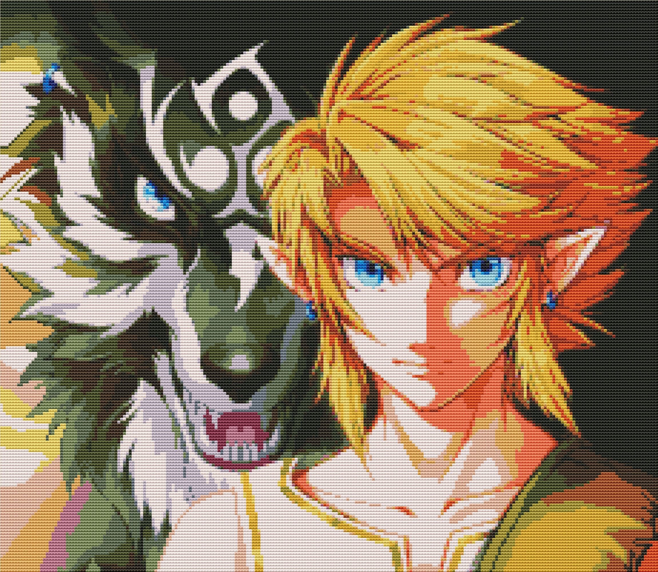 Legend of Zelda Cross Stitch Pattern / Link Cross Stitch Pattern ...