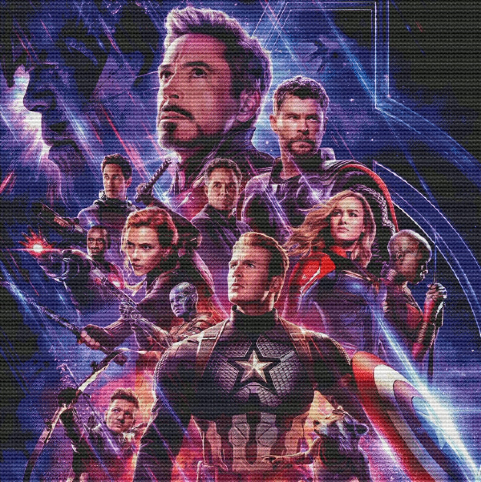 Avengers Cross Stitch Pattern / Marvel Cross Stitch Pattern / Marvel ...