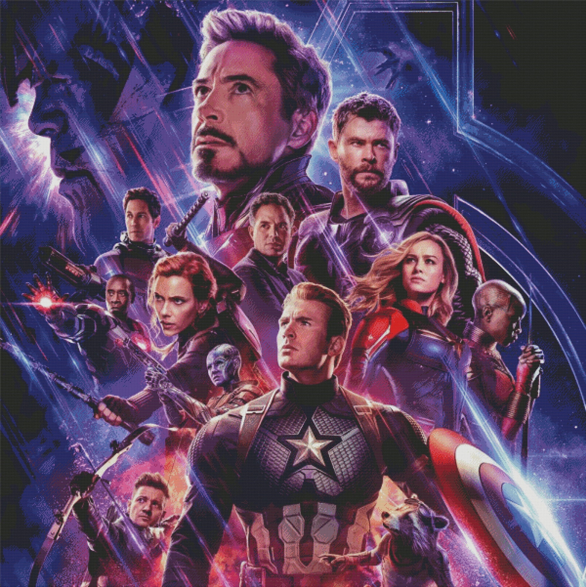 Avengers Cross Stitch Pattern / Marvel Cross Stitch Pattern / Marvel ...