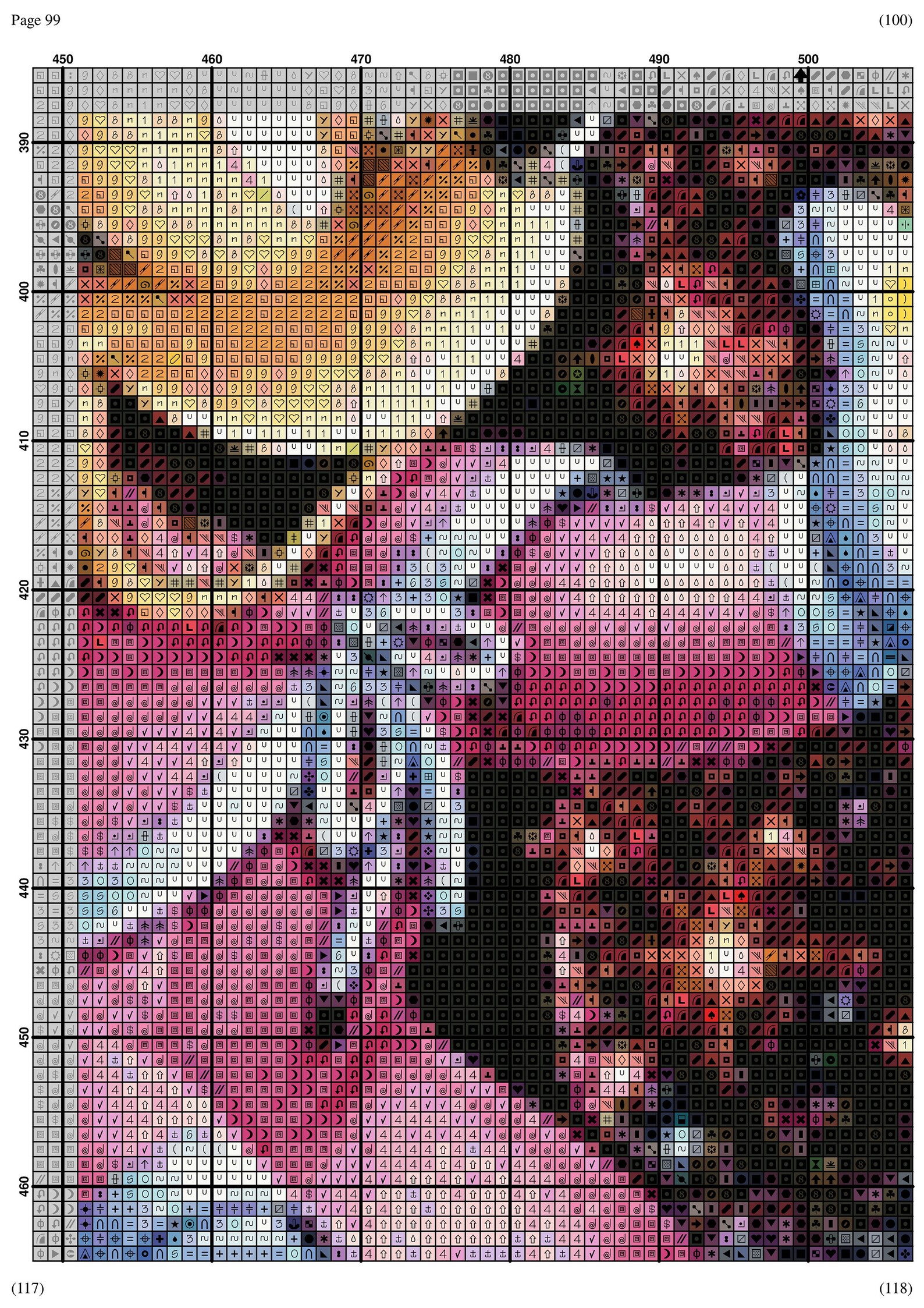 Cartoon Characters Cross Stitch Pattern / Large Cartoon PDF Cross Stitch Chart / Mickey Mouse ...