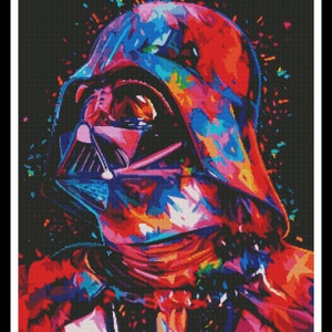 Darth Vader Cross Stitch Pattern / Star Wars Cross Stitch Pattern ...