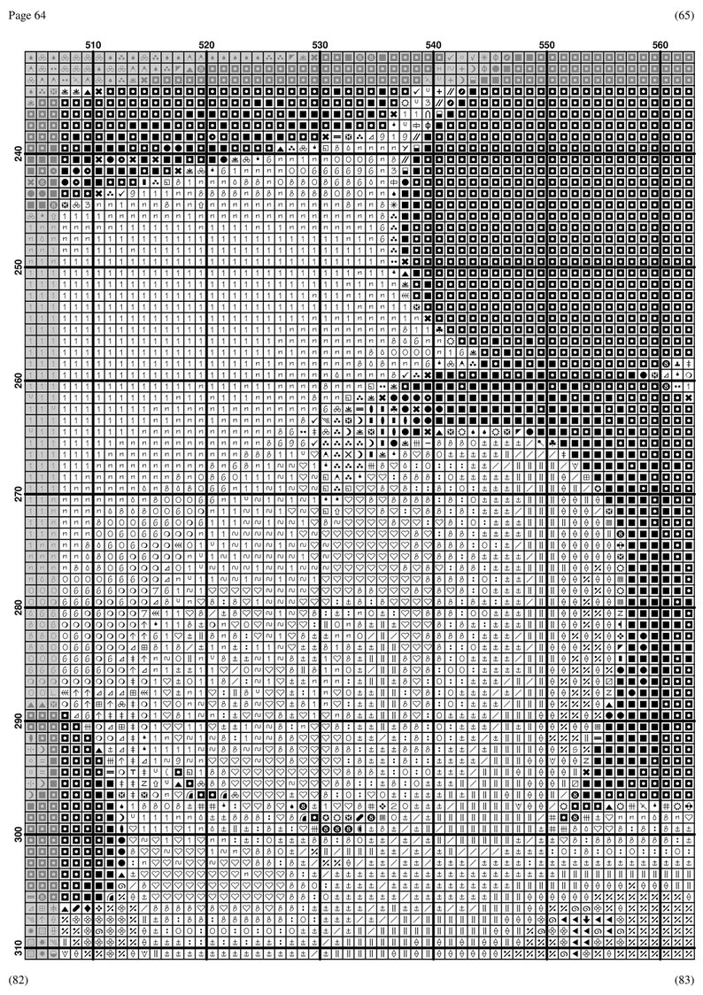 Cartoon Cross Stitch Pattern / Large Cross Stitch Pattern / Mickey ...