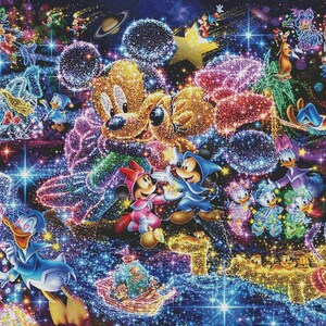 Cartoon Characters Cross Stitch Pattern / Large Cartoon PDF Cross ...